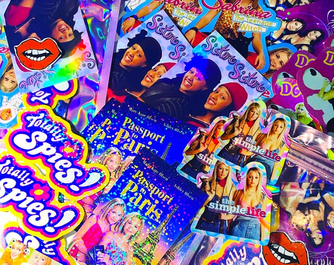Y2k Movies + TV Sticker Pack - Etsy