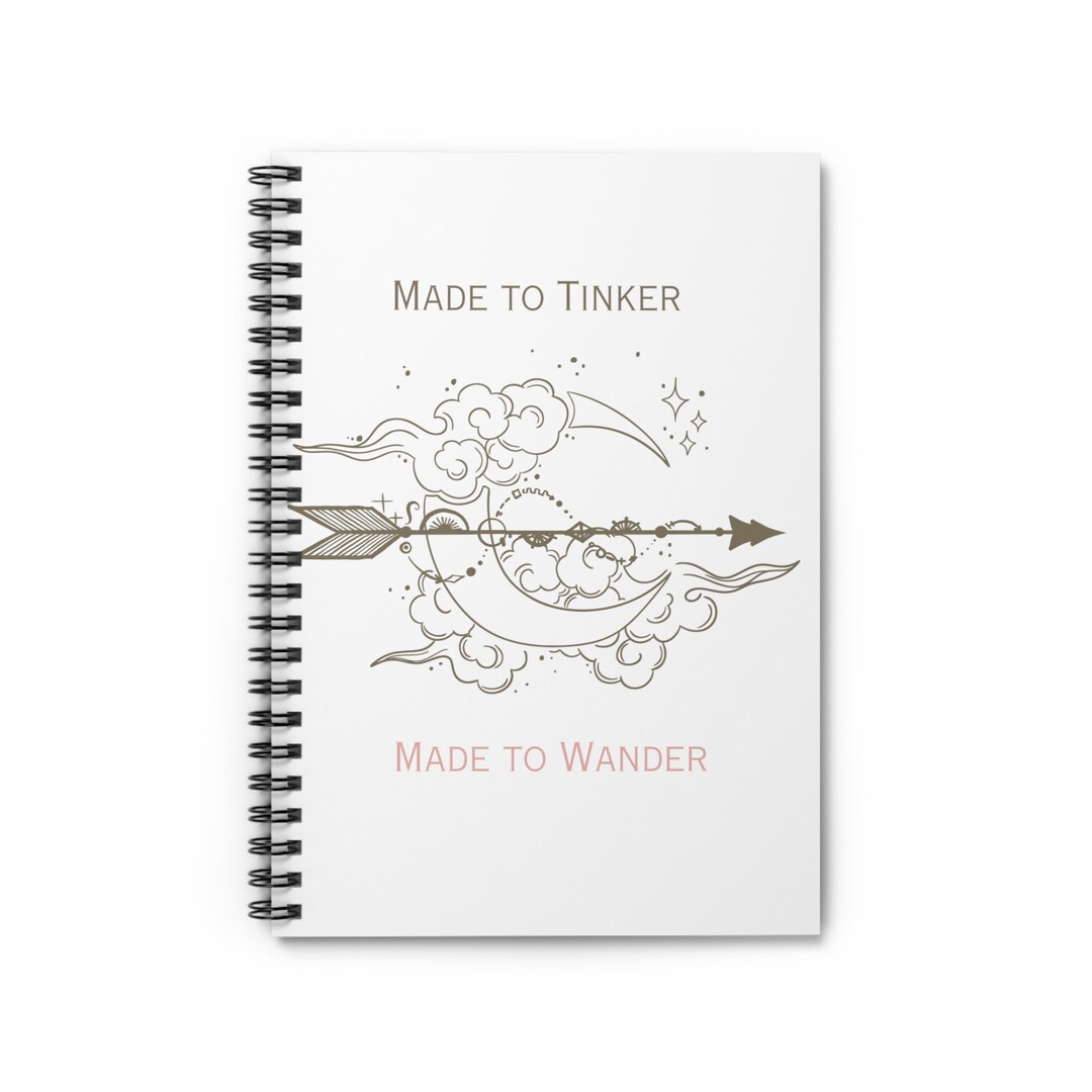 Boho Notebook, Made to Wander, Made to Tinker, Boho Journal, Note ...