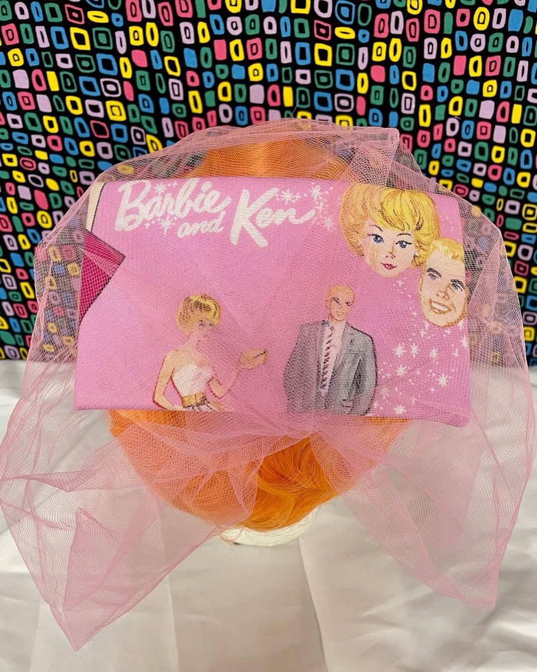 Barbiecore - Classic Barbie Veiled Hair Clip - Etsy