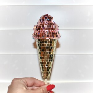 Disco Ice Cream Cone - Etsy