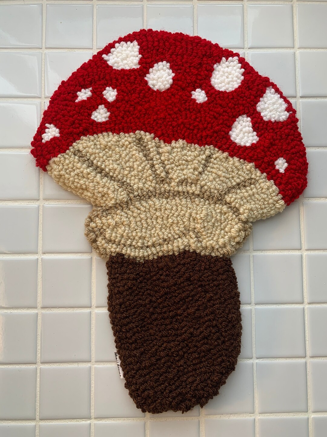 Handmade Tufted Mushroom Mushroom Wall Decor Cottage Core Wall Art Etsy