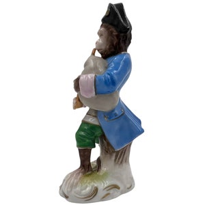 Antique Aelteste Volkstedt Porcelain Figurine of Monkey Musician ...