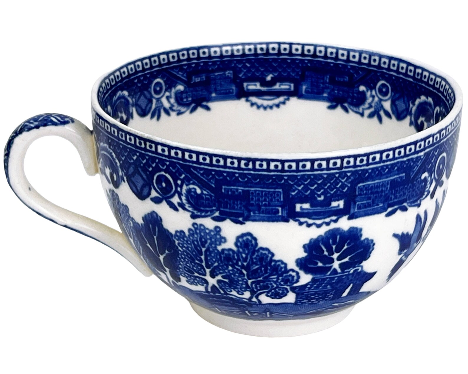 Vintage 1930s Blue Willow Cup & Saucer Alfred Meakin Old Willow - Etsy