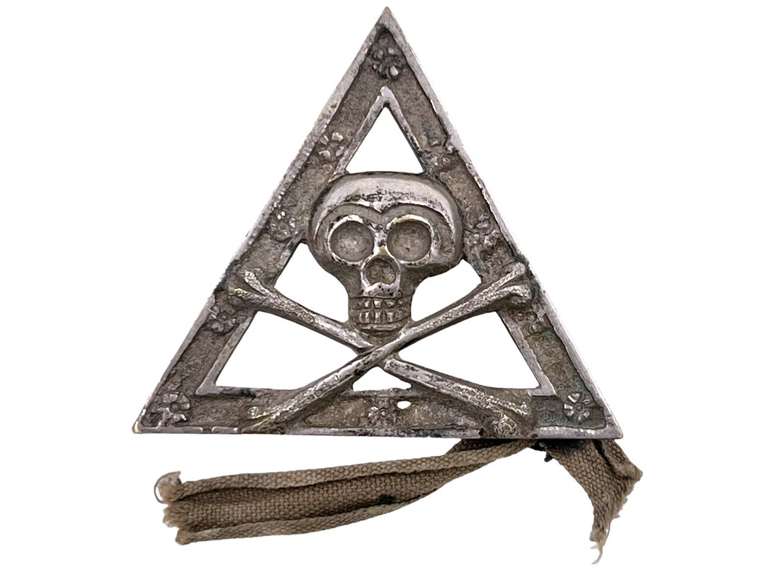 Antique Masonic Skull and Crossbones Belt Buckle or Adornment - Etsy