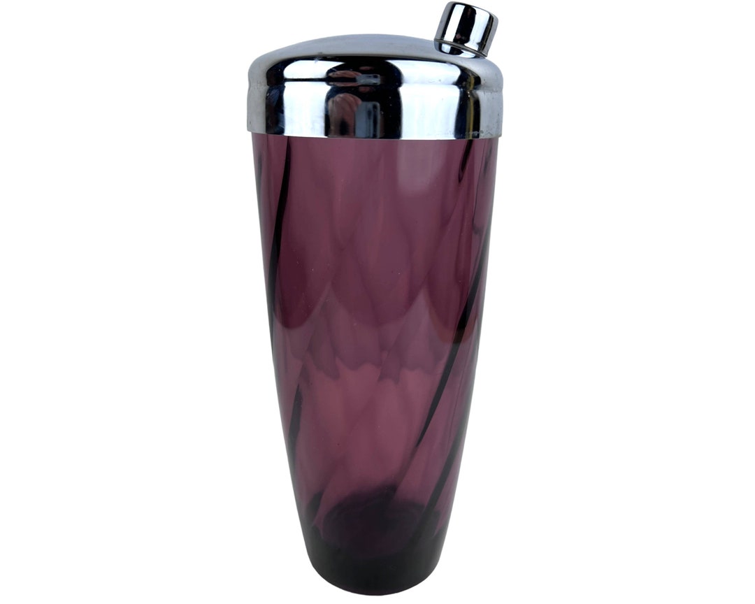 Vintage 1960s Hazel Atlas Moroccan Amethyst Cocktail Shaker - Etsy