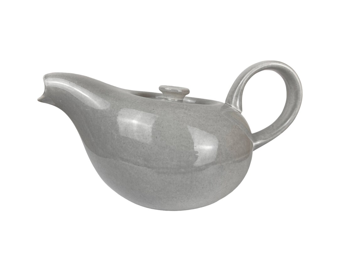 Russel Wright Teapot American Modern Granite Gray Steubenville Mid ...