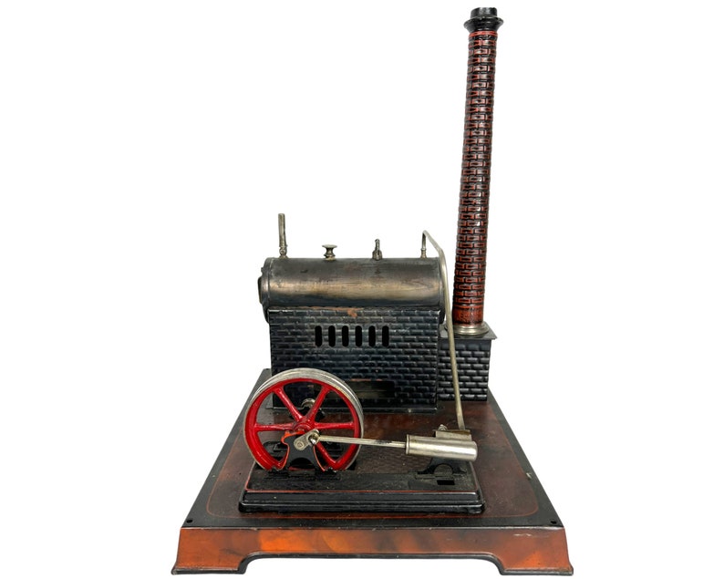 Vintage 1920s DC Doll & Cie Stationary Horizontal Steam Engine Model ...