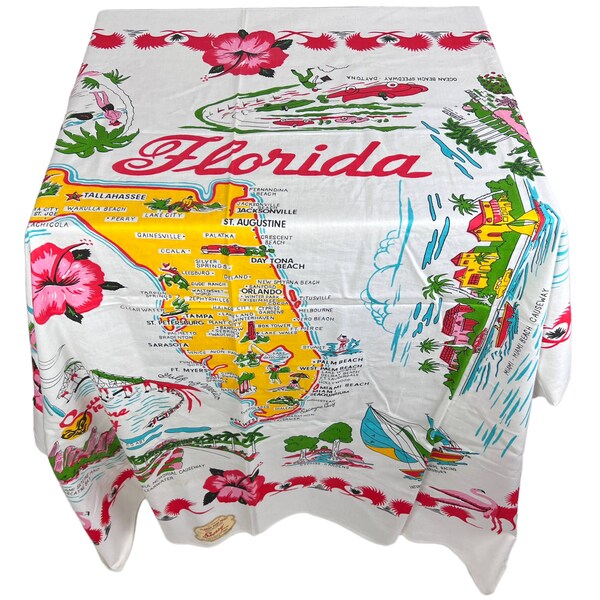 Map Tablecloth - Etsy