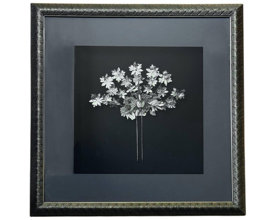 Vintage Chinese Ethnic Miao Hmong Silver Hair Comb Headdress Framed - Etsy