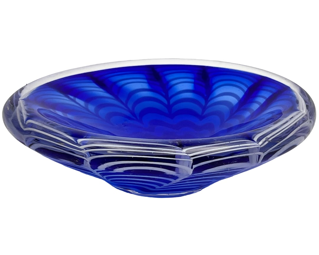 Rare Vintage 1950s Flygsfors Glass Bowl Paul Kedelv Signed 1954 - Etsy