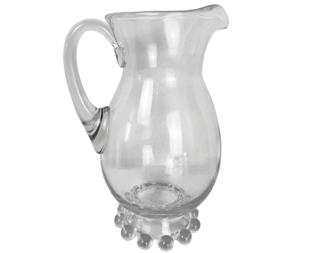 Vintage Imperial Glass Candlewick Juice or Cocktail Pitcher 6 3/4” 16 ...