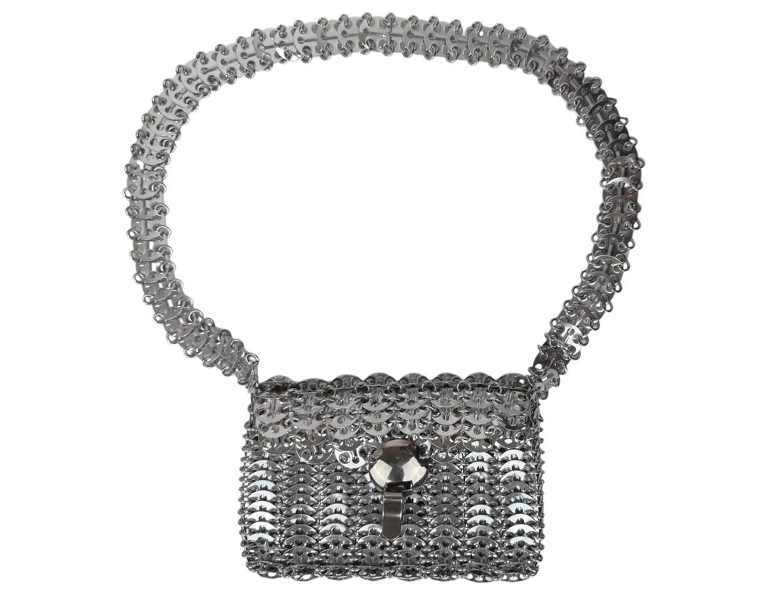 Iconic Paco Rabanne 1969 Shoulder Bag Purse Metallic Discs - Etsy