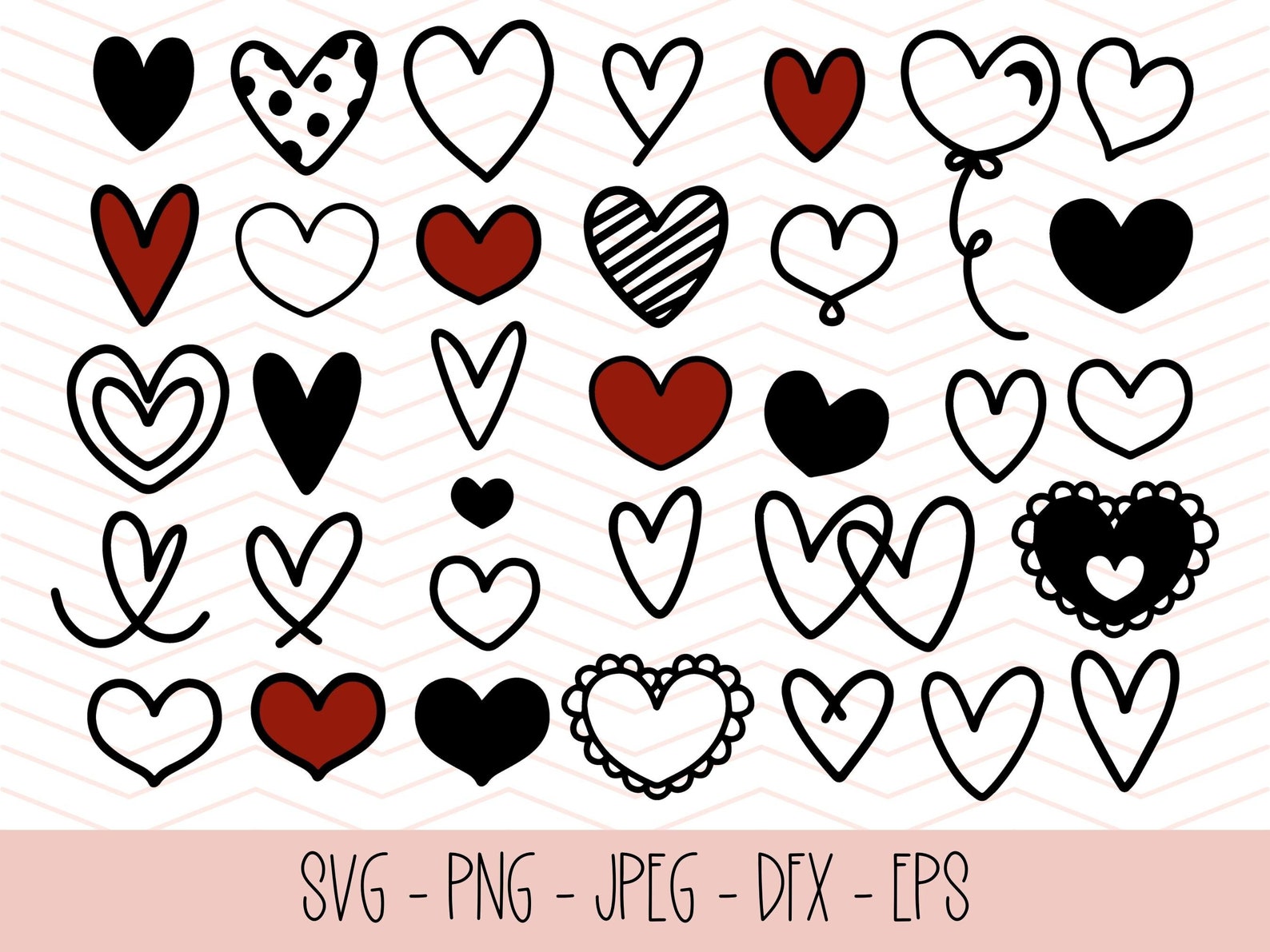 Heart Svg Bundle, Heart Svg, Hand Drawn Heart Svg, Open Heart Svg ...