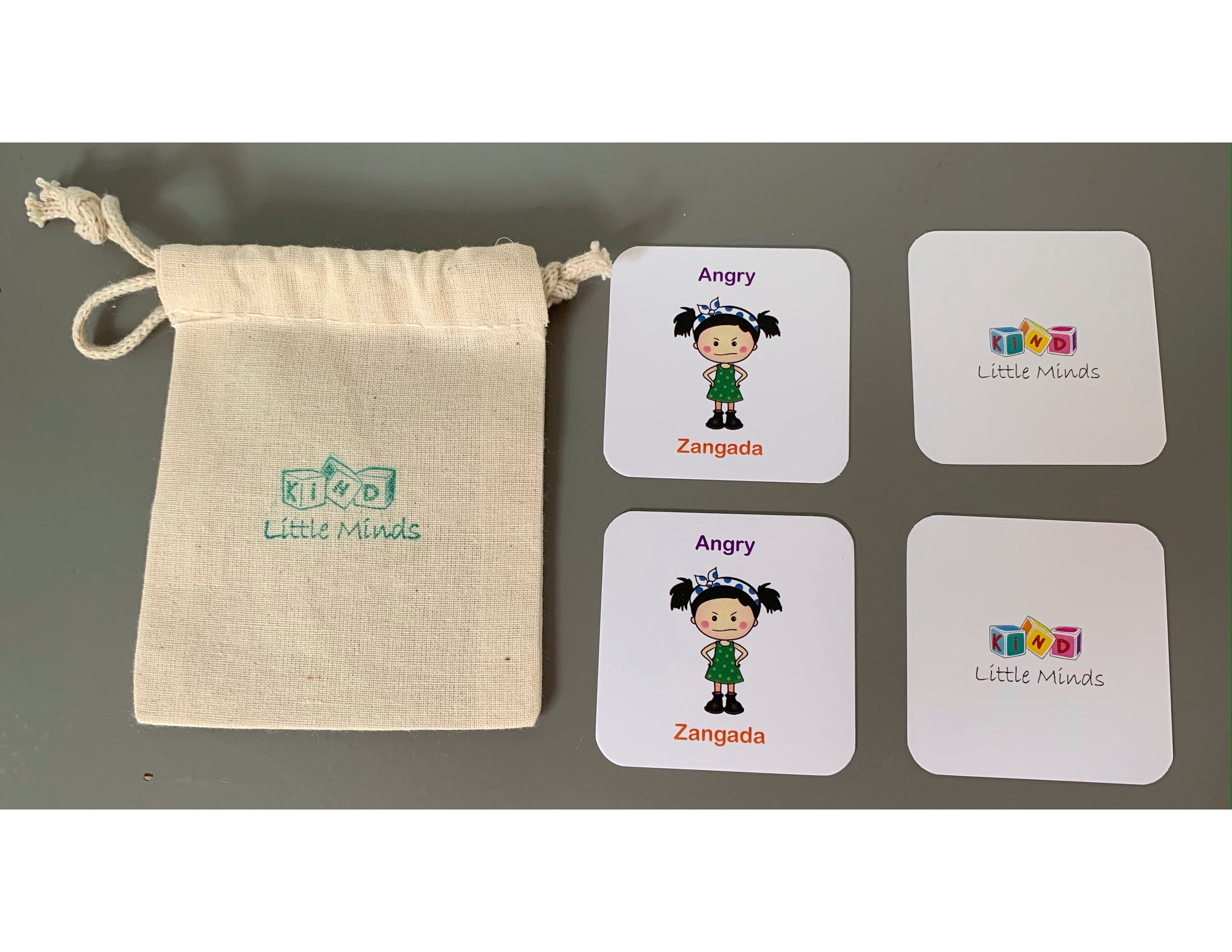 Emotions Memory Match Game in Portuguese & English - Etsy