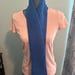 Bright Blue Scarf - Etsy