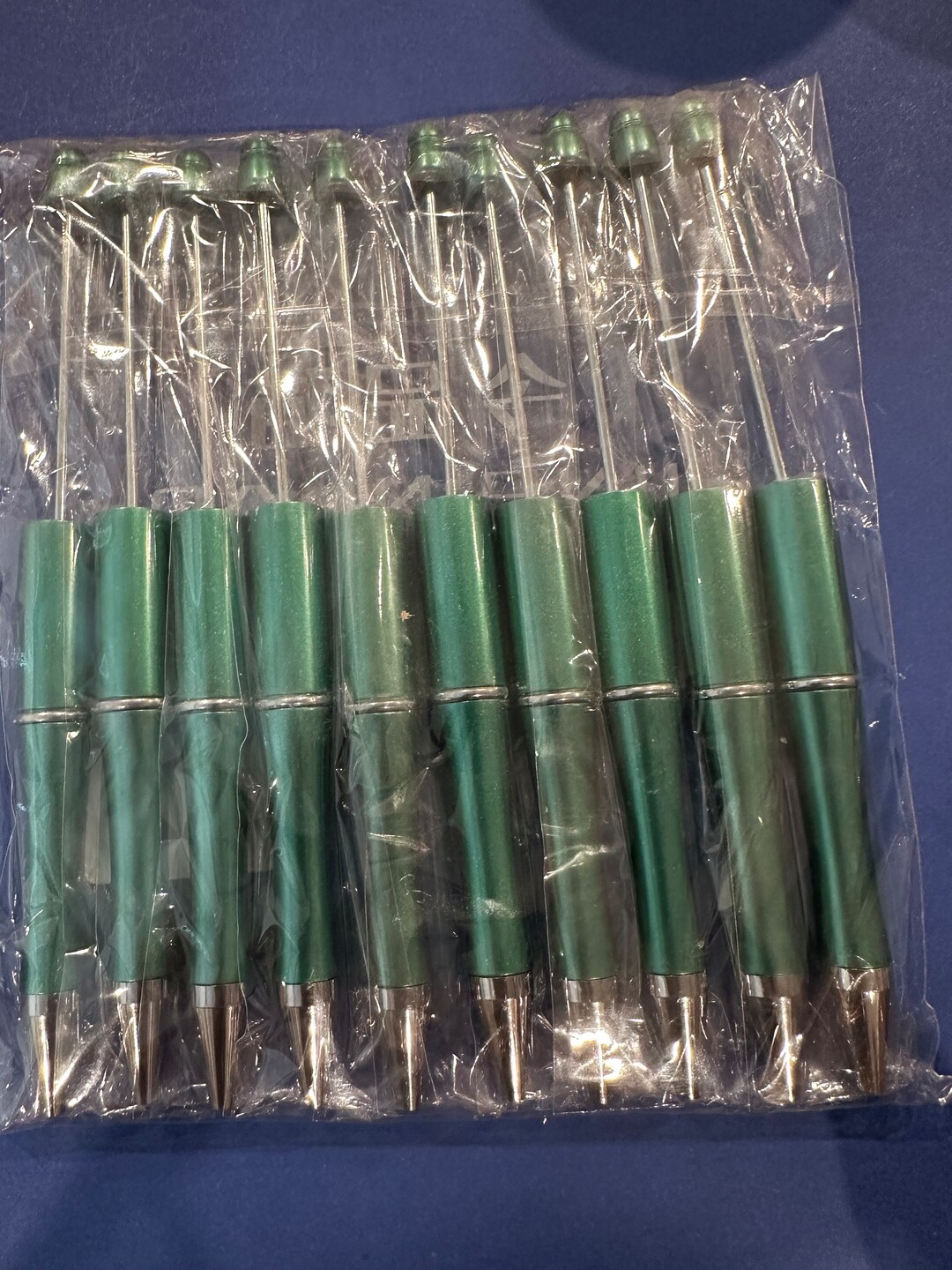 Metallic Green Pens - Etsy