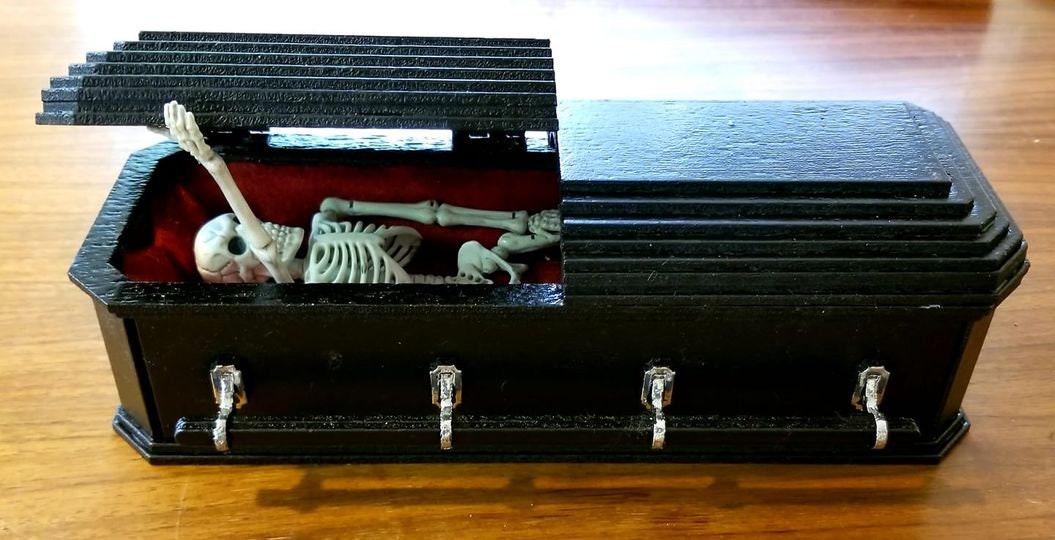 Digital Pattern - Miniature Casket/coffin SVG - Optimized for Glowforge ...