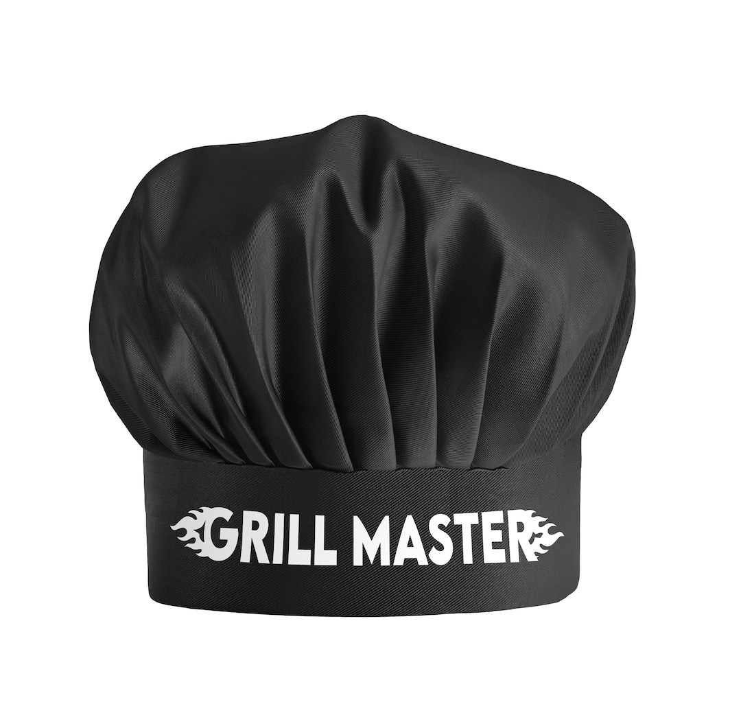 Funny Chef Hat - Grillmaster - Adjustable Kitchen Cooking Hat for Men ...