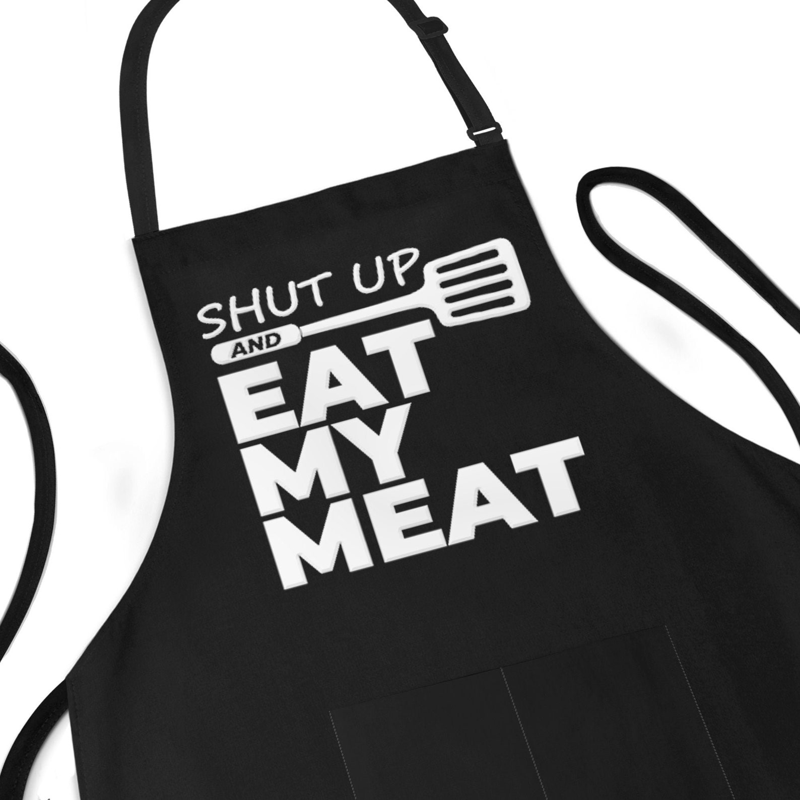 Eat My Meat Apron for Men Shut up and Eat My Meat Funny Gift | Etsy
