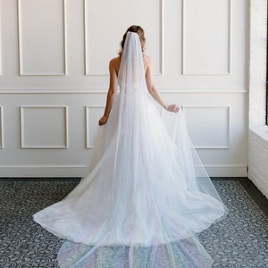 Rainbow Wedding Veil - Sparkly Pride Bridal Veil - Etsy