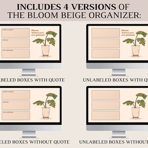 Bloom & Beige, Desktop Wallpaper, Desktop Organizer, Laptop Wallpaper ...