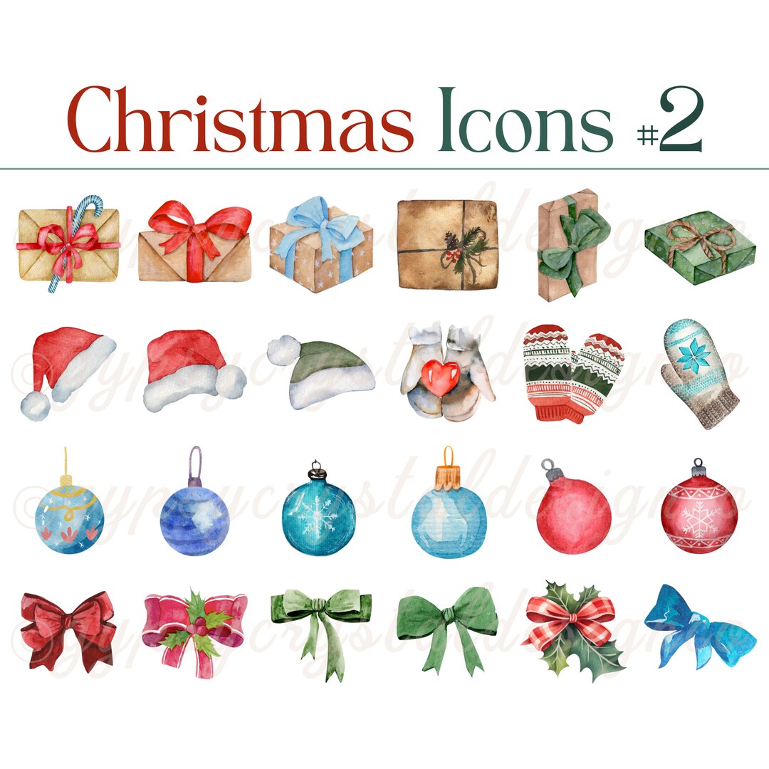 130+ Christmas Icons, Folder Icons, File Icons, Mac, Windows, PC ...