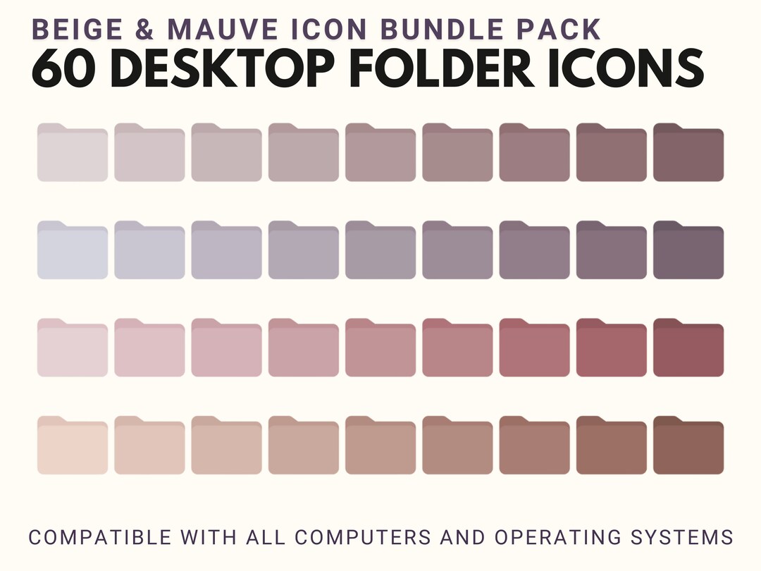 60 Folder Icons for Mac & PC Desktop Icons File Icons Mac - Etsy