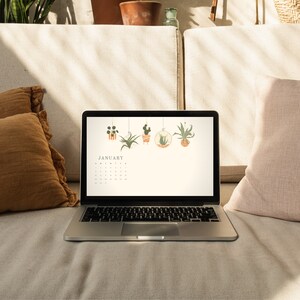 2024 Hanging Plants Calendar Wallpaper, Computer Background, Calendar ...