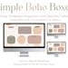 Boho Boxes, Desktop Wallpaper Organizer, Computer Background, 2024 ...