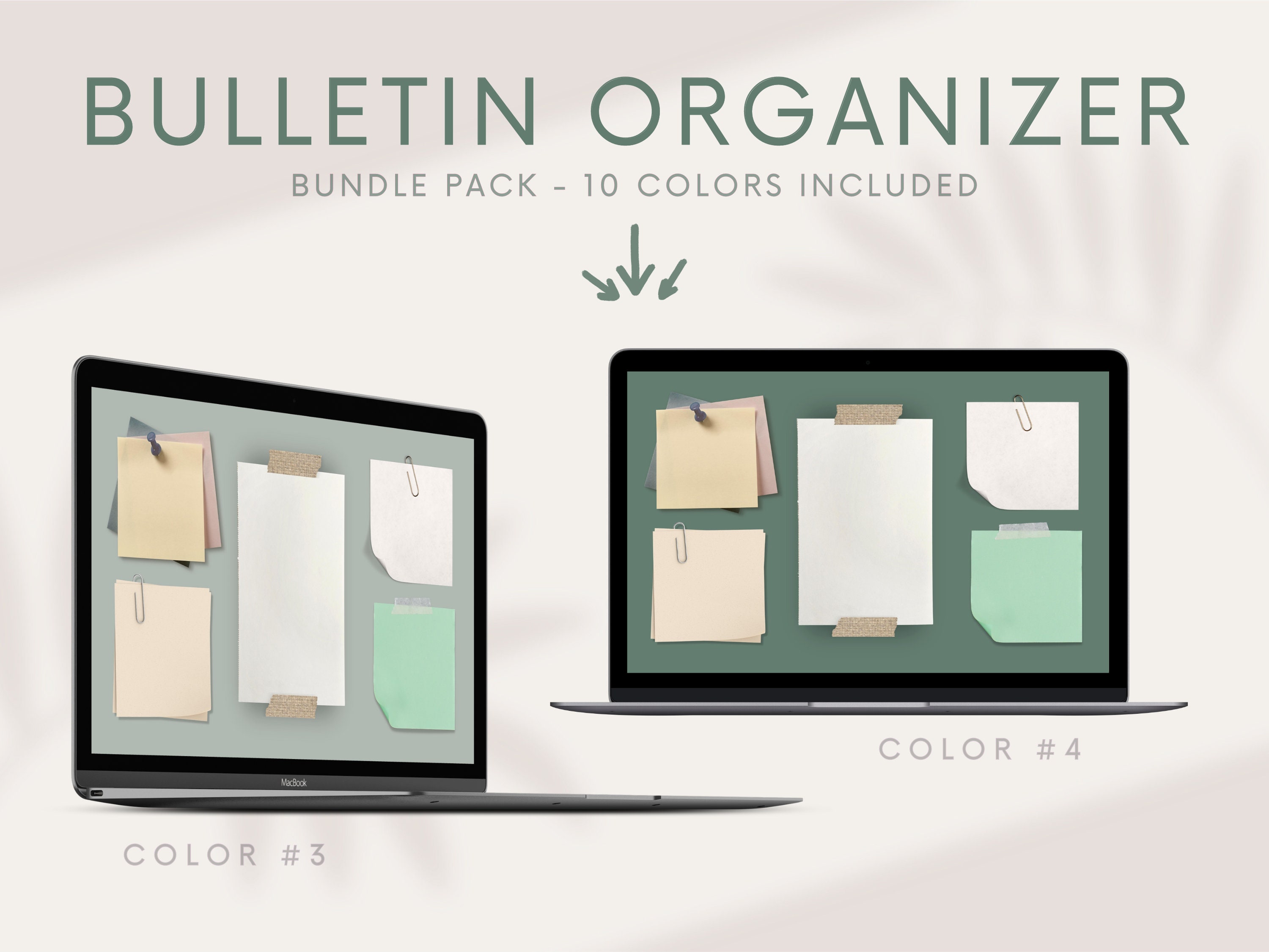 Desktop Wallpaper Bundle Pack, Bulletin Organizer, Computer Wallpaper ...