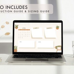 2024 Garden Grid Calendar Wallpaper, Computer Background, Organizer ...