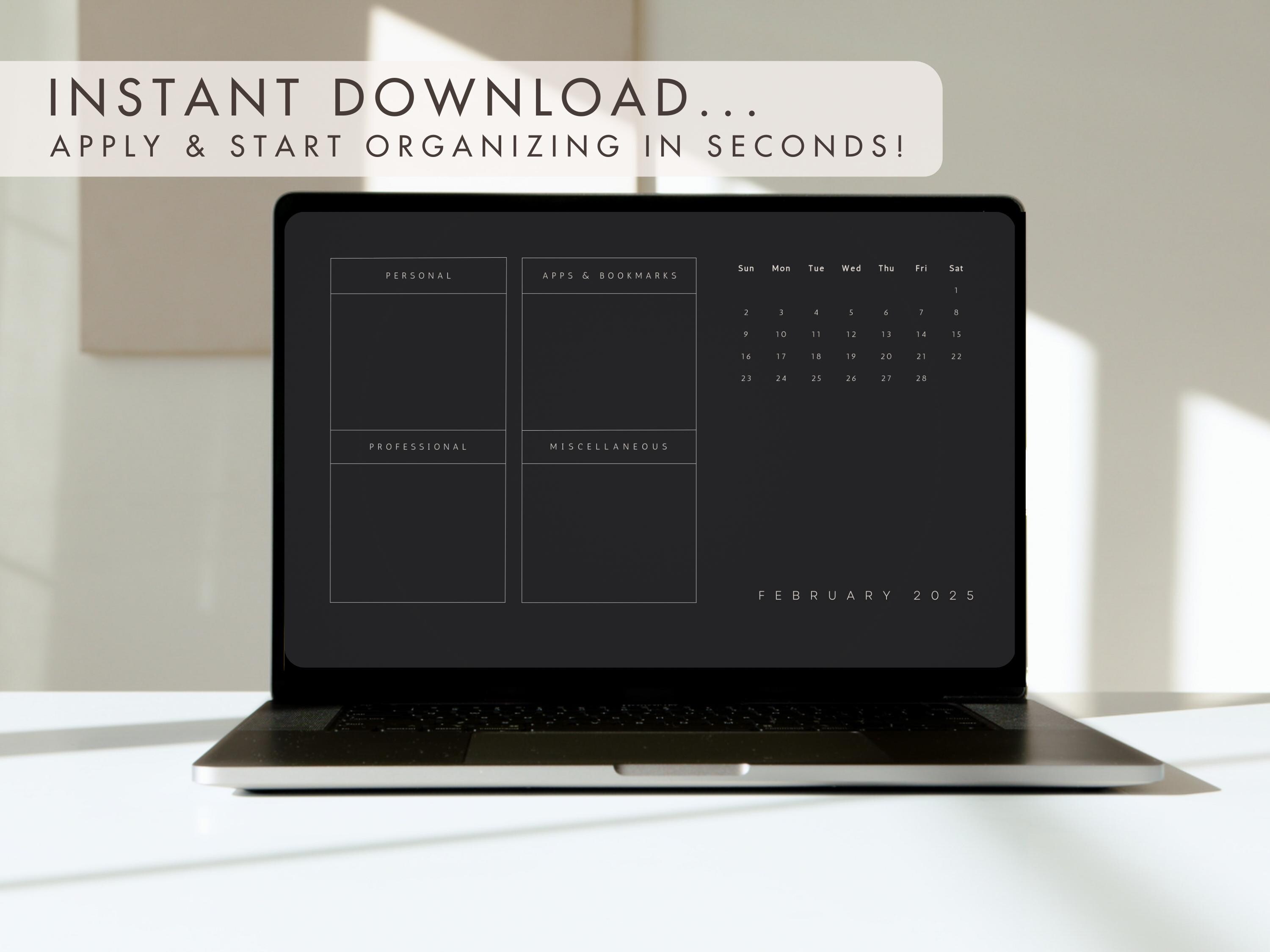 2025 Dark Theme Desktop Wallpaper, Calendar Wallpaper, Black ...