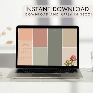 2024 Spring Organizer Calendar Wallpaper, Computer Background ...