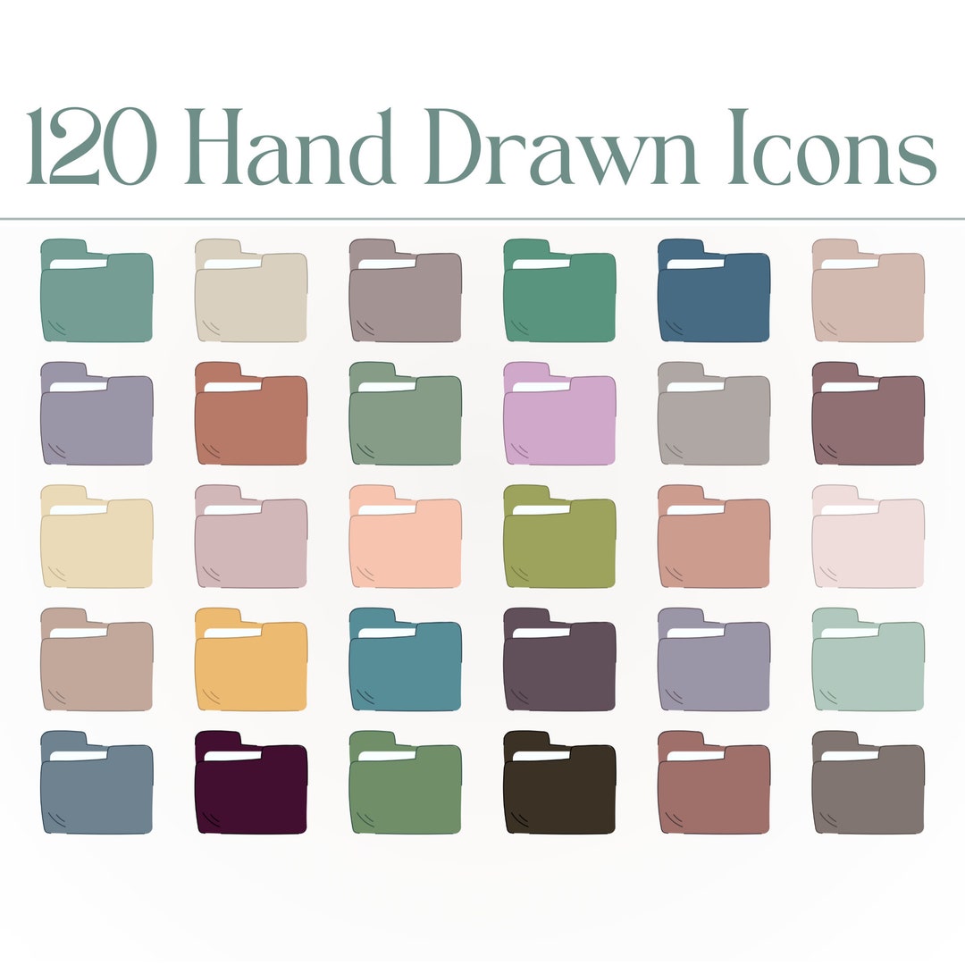120 Icons for Mac & PC, Folder Icons, File Icons, Windows Icons, PC ...