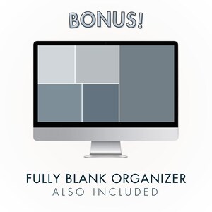 2024 Desktop Wallpaper Organizer and Calendar, Organization Background ...