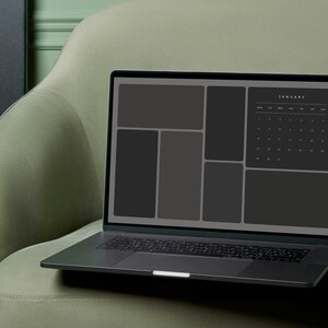 Dark Theme Desktop Wallpaper, Calendar Wallpaper, Dark, Minimalist ...