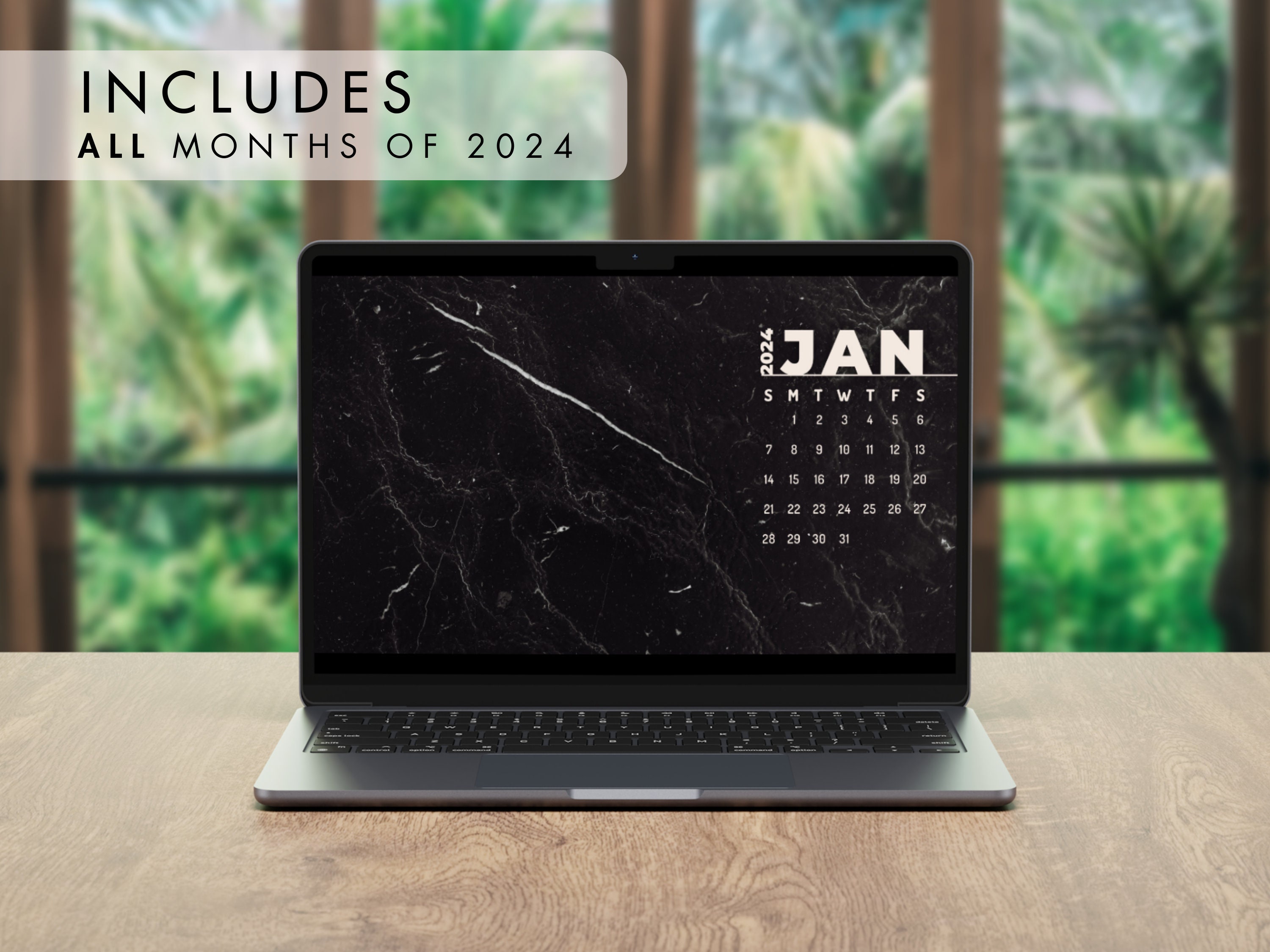 Dark Theme Desktop Wallpaper, Calendar Wallpaper, Dark, Minimalist ...