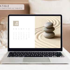 2025 Zen Garden Desktop Wallpaper, Computer Background, Calendar ...