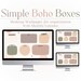 Boho Boxes, Desktop Wallpaper Organizer, Computer Background, 2024 ...