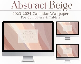 2023-2024 Student Desktop Organizer Wallpapers 36 Calendar - Etsy