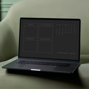 2023-2024 Dark Theme Desktop Wallpaper, Calendar Wallpaper, Sleek, Dark ...