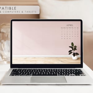 2025 Pink Minimalist Calendar Desktop Wallpaper, Computer Wallpaper ...