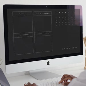 2023-2024 Dark Theme Desktop Wallpaper, Calendar Wallpaper, Sleek, Dark ...