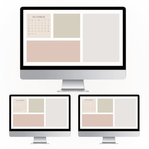 2023-2024 Calendar Wallpaper Organizer, Tech, Digital, Organization ...