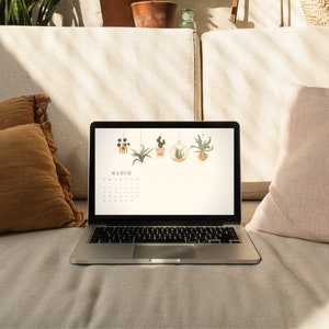 2024 Hanging Plants Calendar Wallpaper, Computer Background, Calendar ...