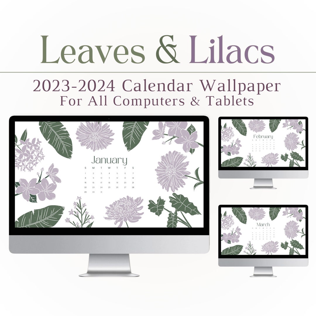 2023-2024 Desktop Wallpaper, Calendar, Computer Background, Calendar ...