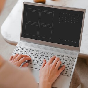 2023-2024 Dark Theme Desktop Wallpaper, Calendar Wallpaper, Sleek, Dark ...