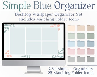 Retro Halloween Desktop Organizer Wallpaper Desktop Icons for - Etsy