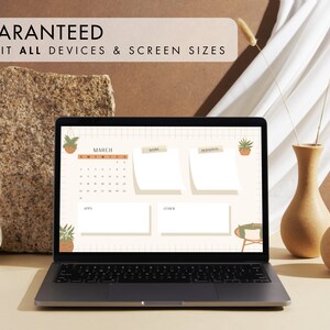 2024 Garden Grid Calendar Wallpaper, Computer Background, Organizer ...