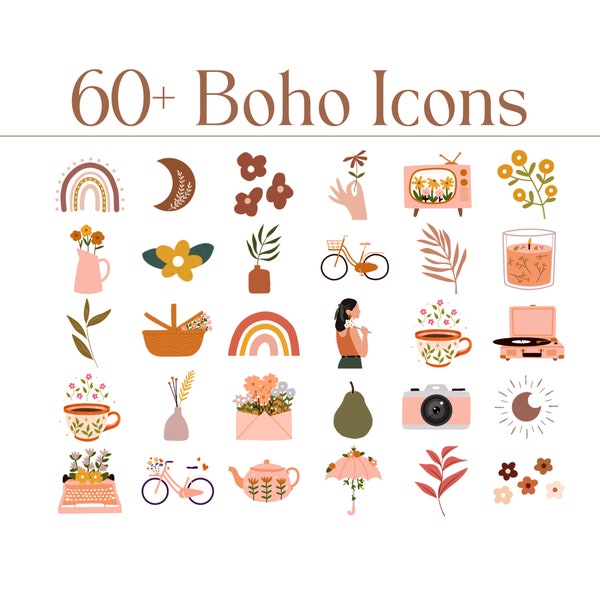 Notion Icons - Digital Sticker Pack PNG for Life Planner, Notion ...